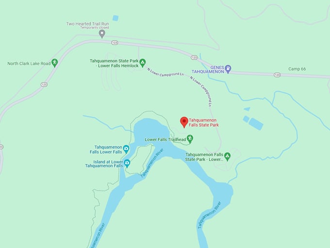 tahquamenon falls 10 map 1