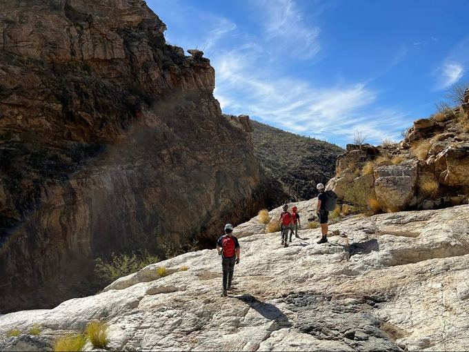 tanque verde falls trail 4