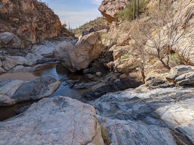 tanque verde falls trail 8