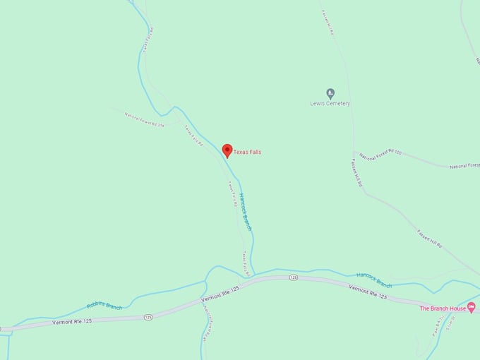 texas falls map