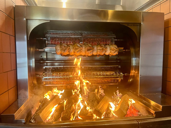 the smokin oak rotisserie grill 3