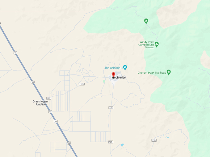 town of chloride 10 map