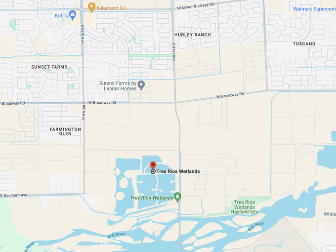 tres rios wetlands 10 map