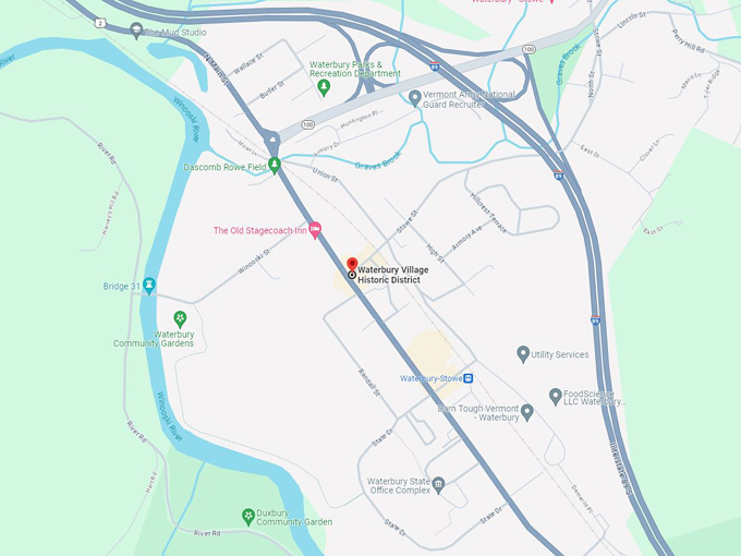 waterbury village historic district 10 map