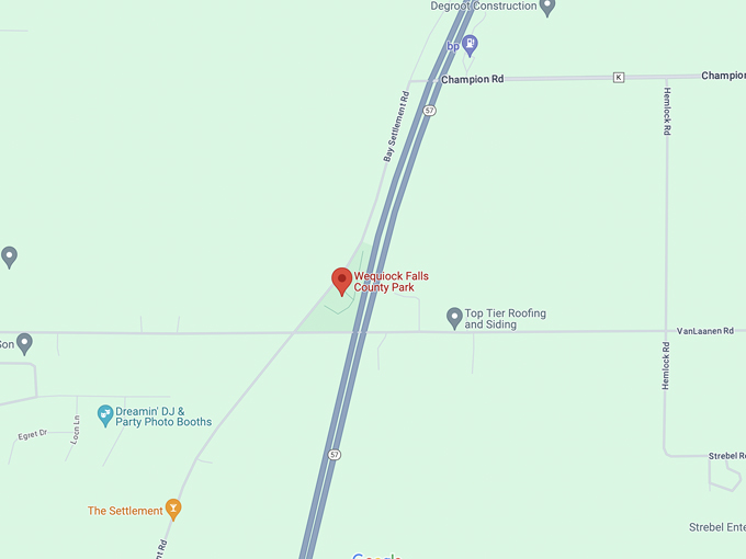 wequiock falls 10 map