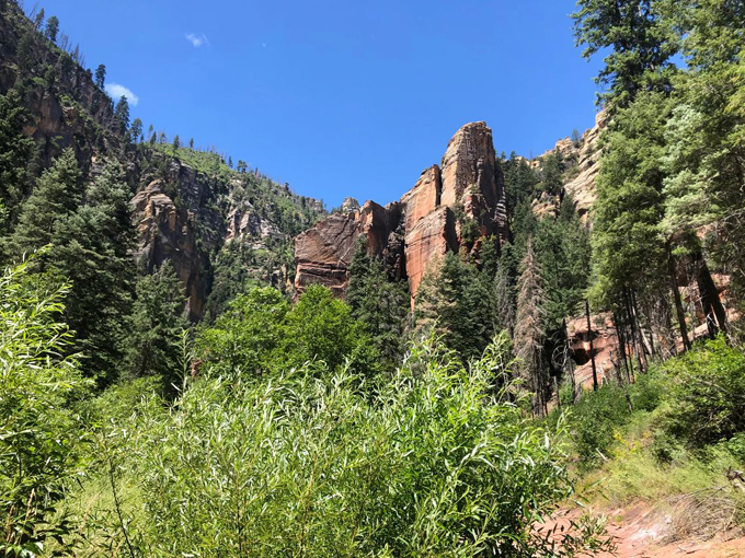 west fork oak creek trailhead 1