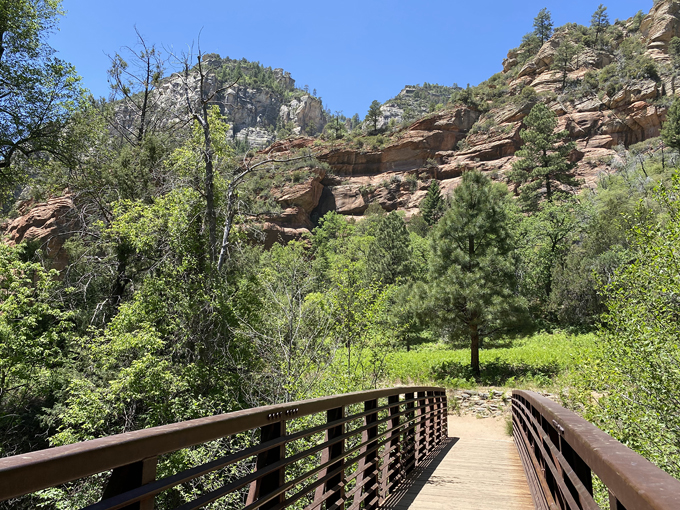 west fork oak creek trailhead 9