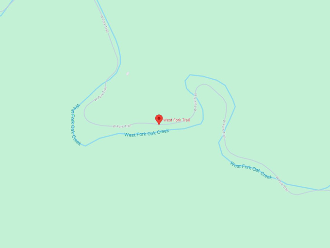 west fork trail 10 map