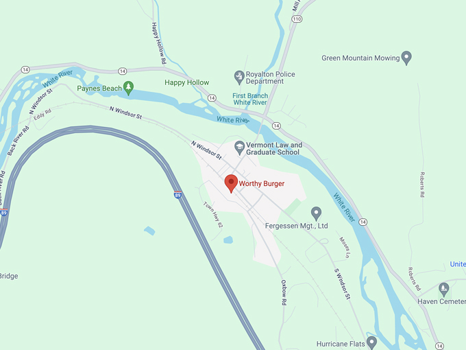 worthy burger 10 map