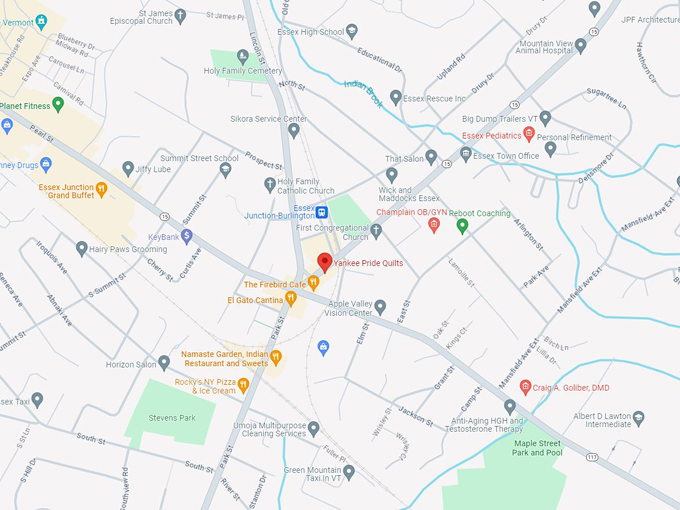 Yankee Pride Quilts 10 Map