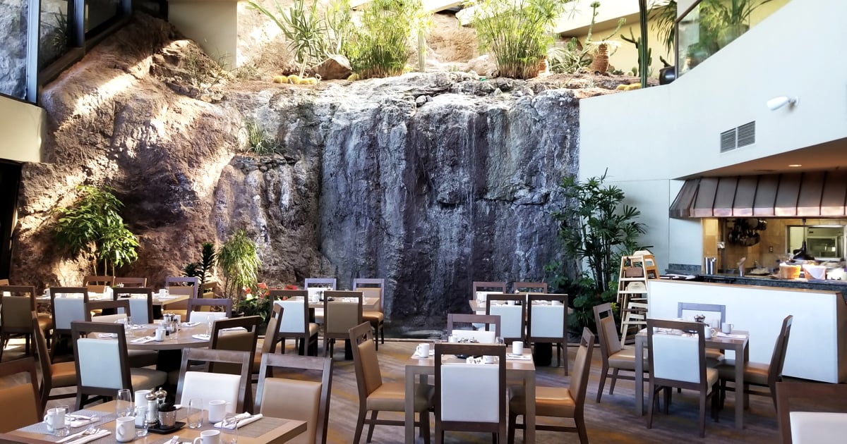 This Restaurant In Arizona Has A Waterfall Inside And Lakeside Views