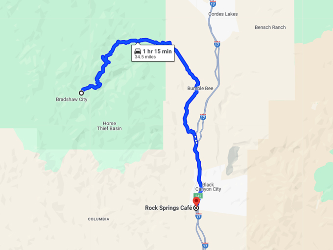 cafes-general-stores-arizona 10 Map