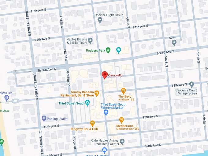 campiello naples italian restaurant 11 map