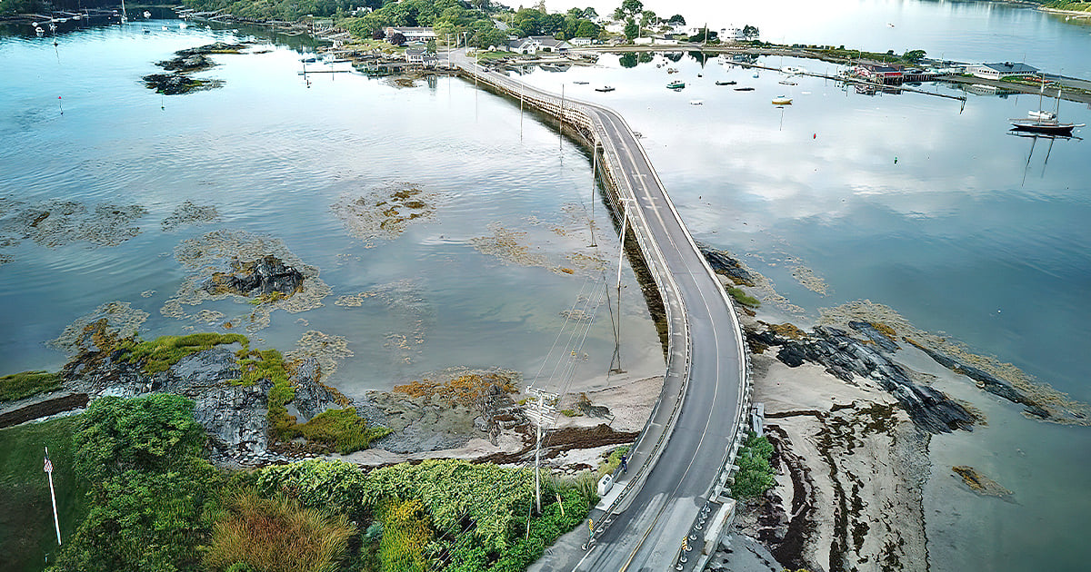cribstone bridge in maine ftr