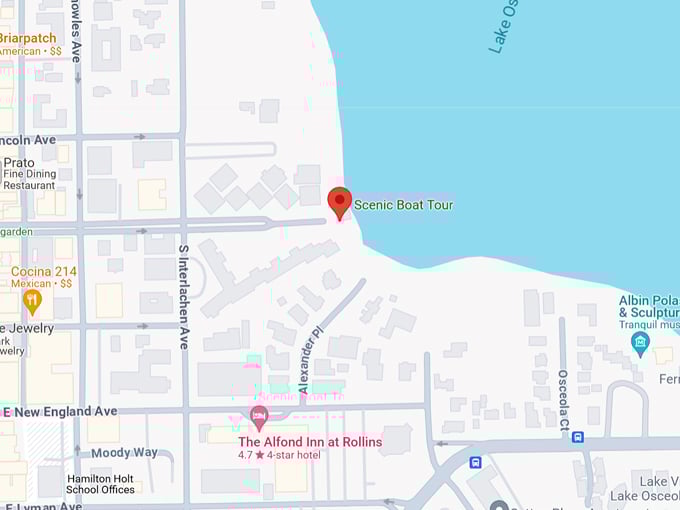 florida scenic boat tour map