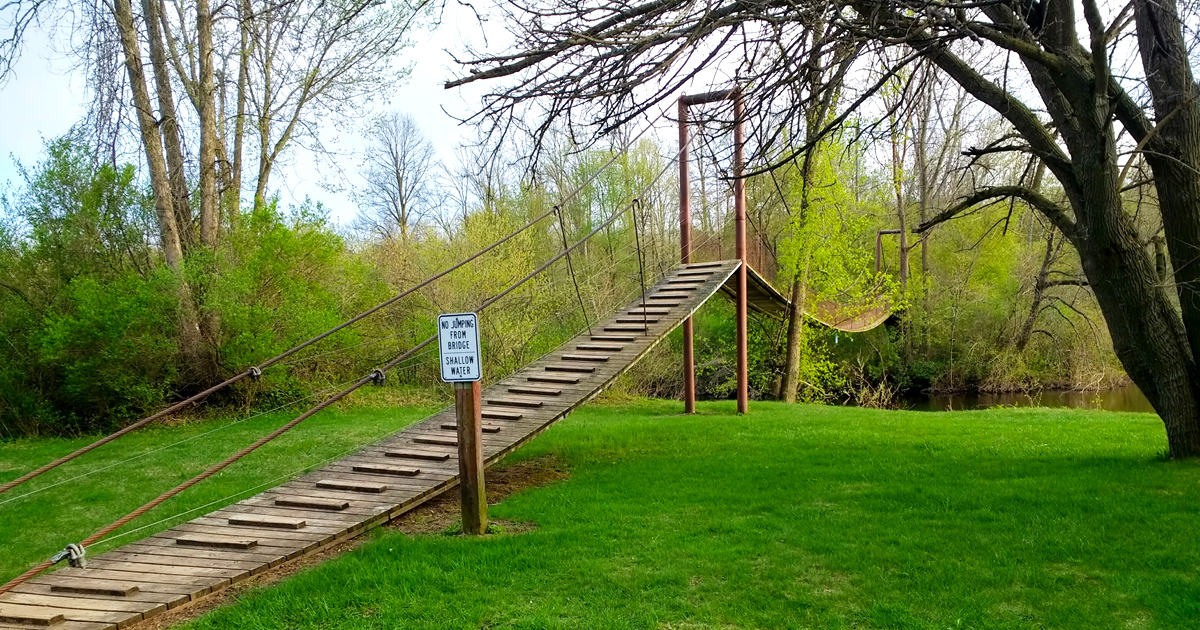 This Michigan Park Features Four Unique Bridge For A Day Of Adventure