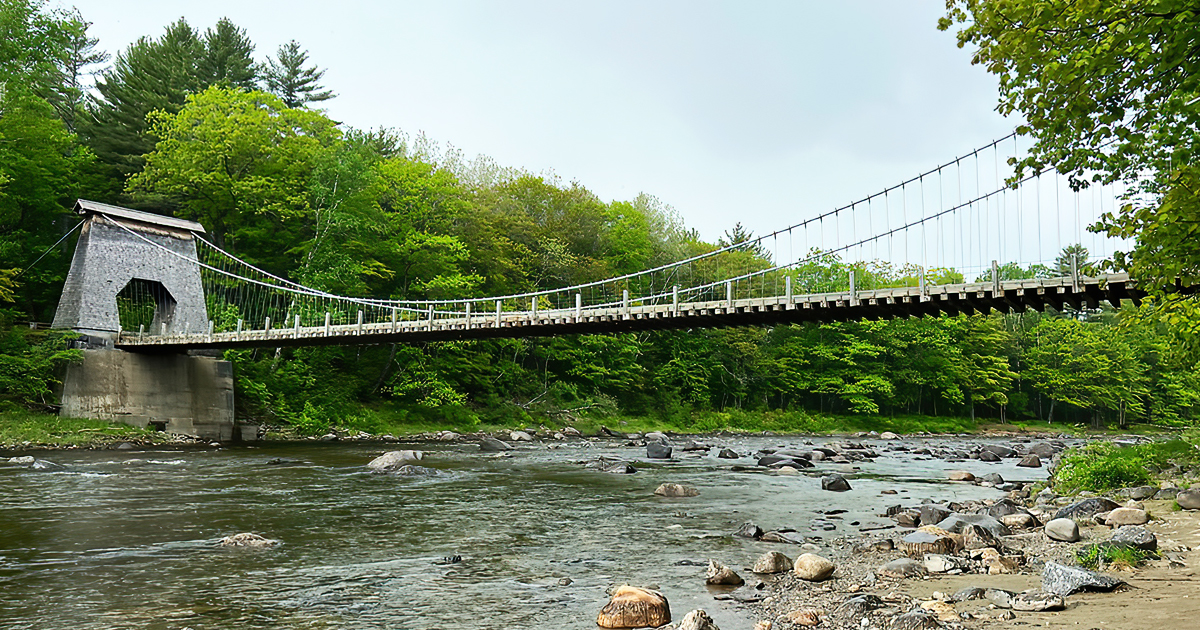historic wire bridge maine ftr