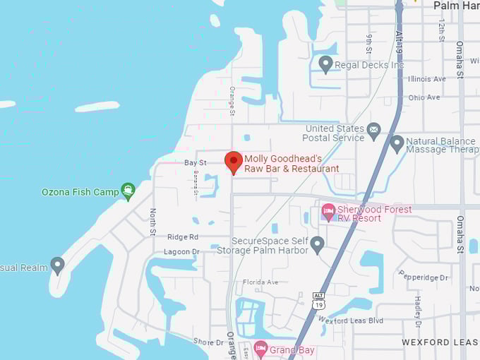 molly goodheads raw bar restaurant 10 map