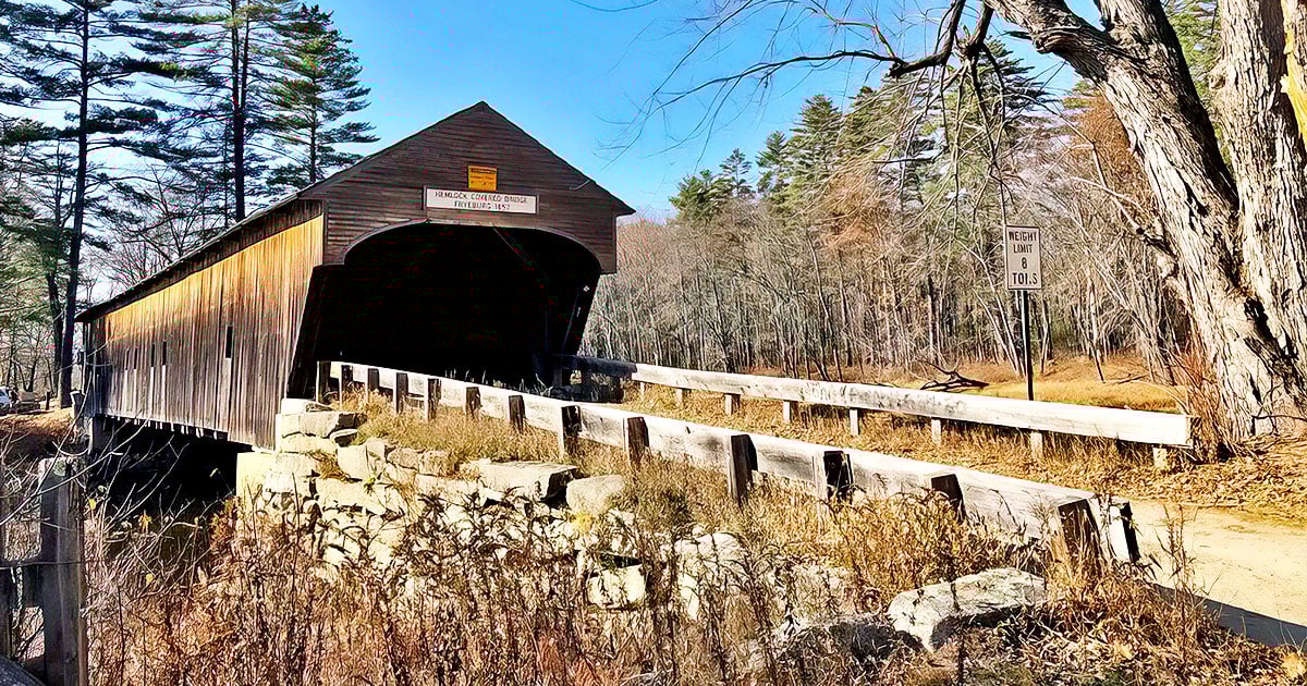 oldest covered bridge maine ftr