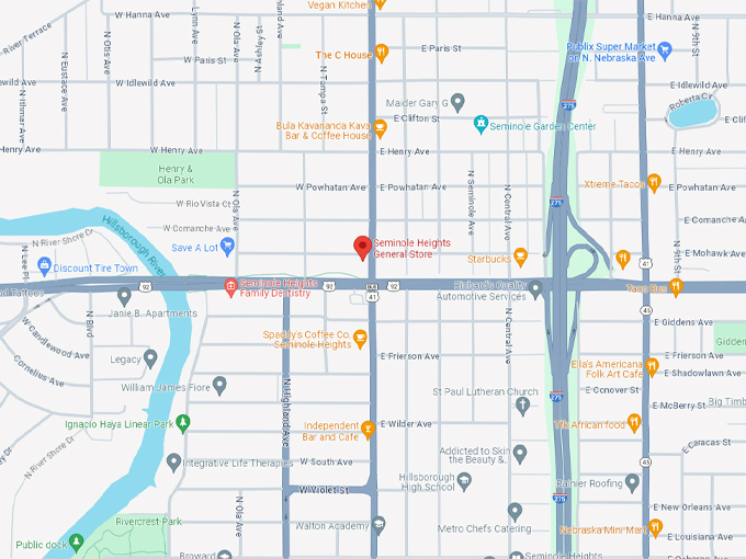 seminole heights general store 9 map