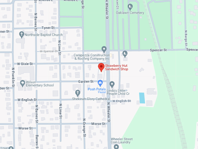 strawberry hut 8 map