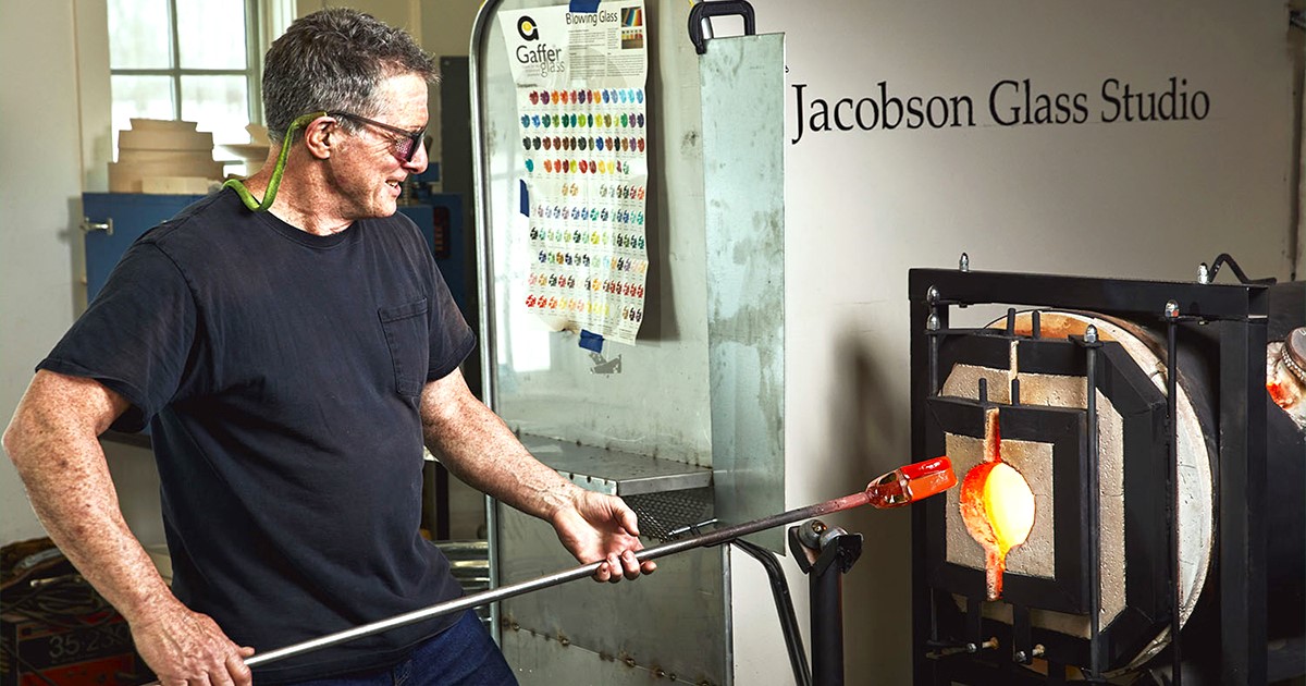 unique glassblowing experience maine ftr