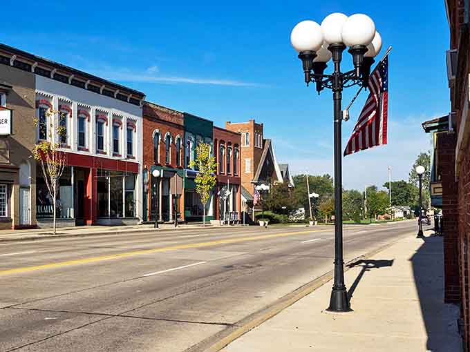 Main Street Blissfield looks like someone bottled small-town America and forgot to add the tourist traps that usually ruin these places.