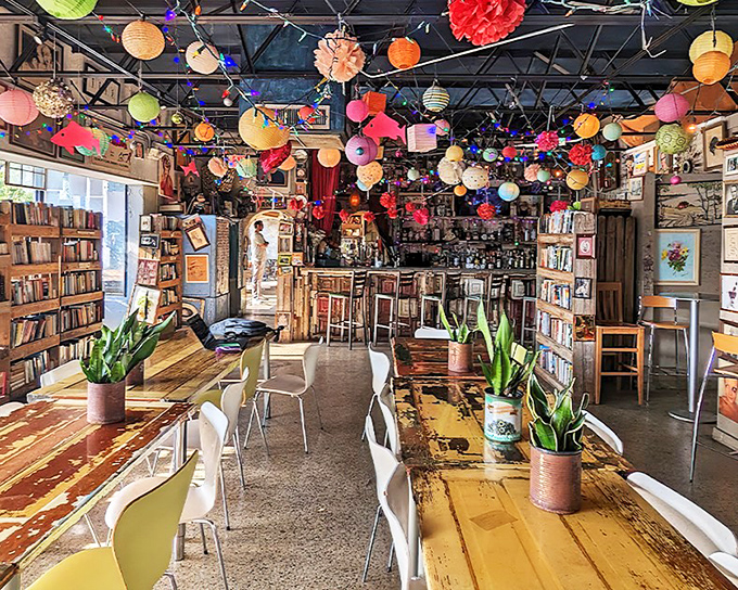 Stardust Video & Coffee: Where Orlando locals escape to sip exceptional brews surrounded by enough quirky decor to fill a Wes Anderson film set.