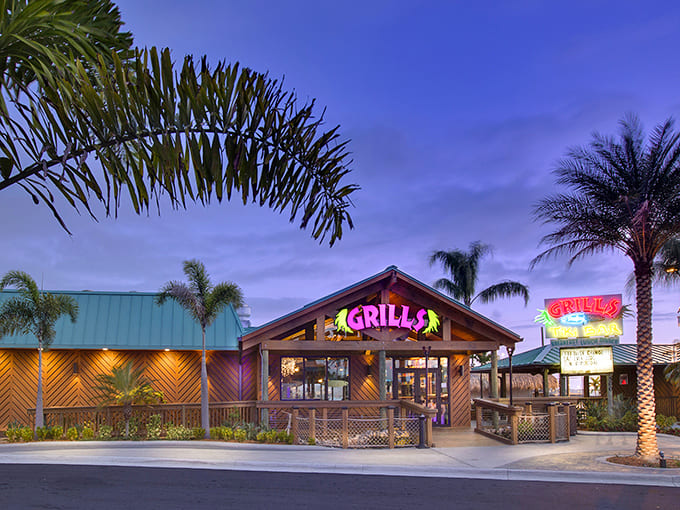 That colorful exterior practically screams "vacation mode activated" before you even taste the seafood inside.