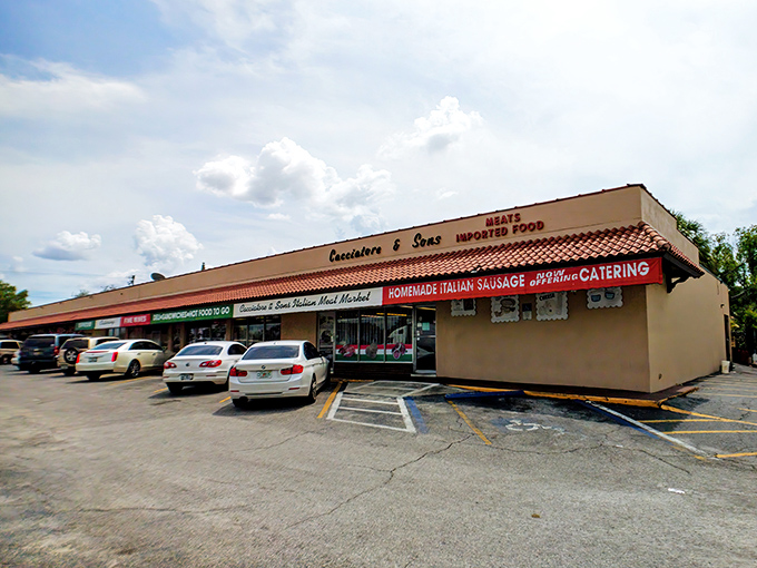The unassuming exterior of Cacciatore & Sons belies the culinary treasures within &ndash; a true Tampa landmark where Italian traditions thrive.