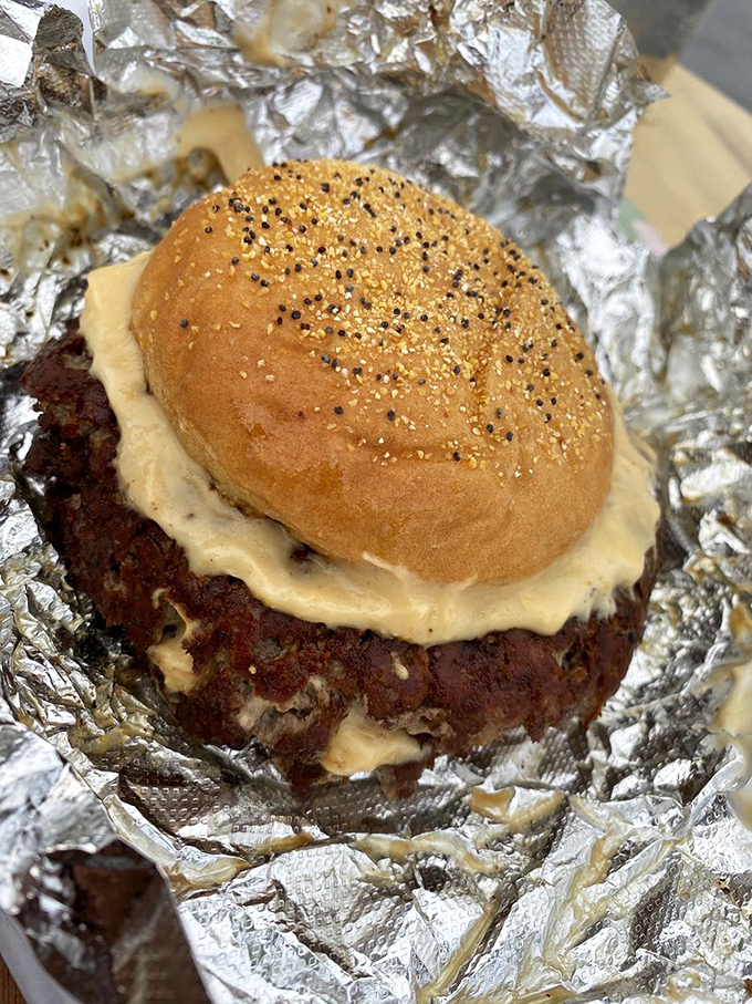 The Two-Day Double Patty burger &ndash; where excess meets excellence in a foil-wrapped package that's worth signing for.