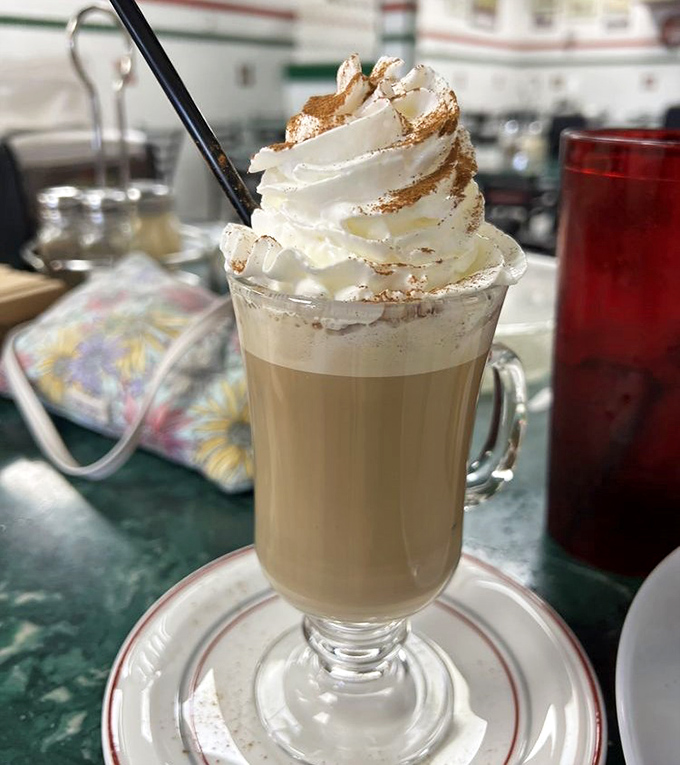 A frothy masterpiece crowned with whipped cream and cinnamon&mdash;the liquid dessert that makes saying goodbye to dinner a little easier.