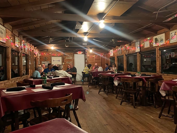 Evening at Cap's Place brings together locals and visitors, all drawn by the promise of authentic food in a setting that whispers tales of Florida's colorful past.