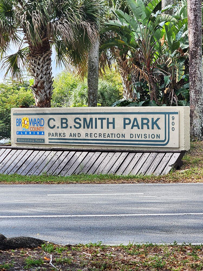 The official welcome to C.B. Smith Park &ndash; Broward County's answer to "What can we do today that won't break the bank?"