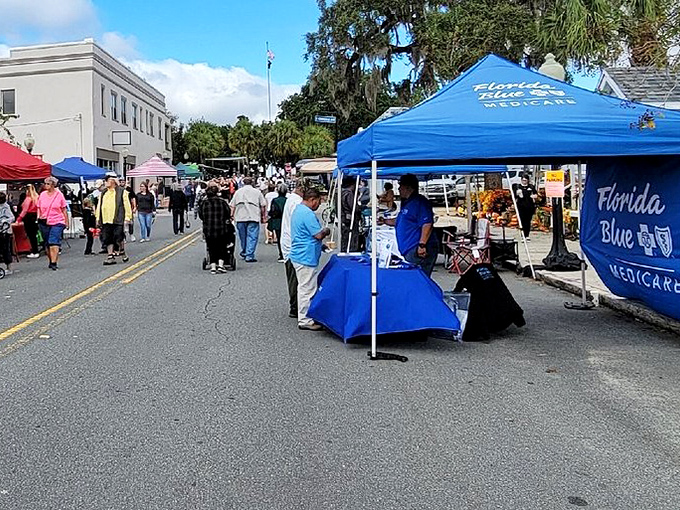 The historic downtown district showcases colorful buildings that look like someone decided architecture should be cheerful rather than boring, creating a streetscape that photographs itself without filters.
