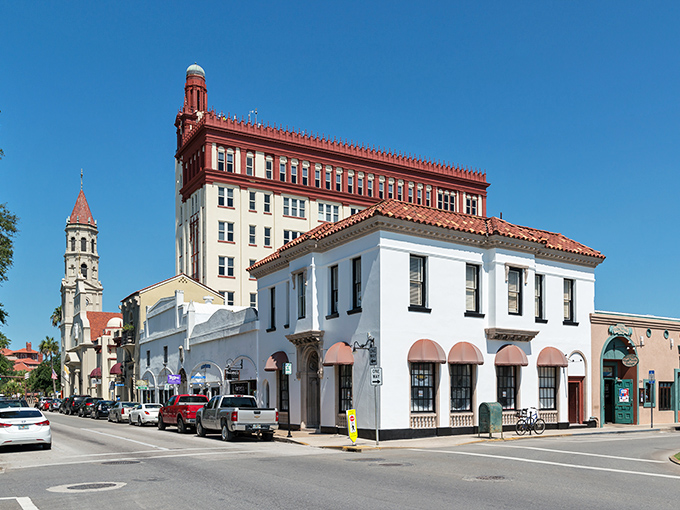 St. Augustine's Spanish-influenced architecture dazzles under perfect blue skies, with terra cotta roofs that could make an Italian village jealous.