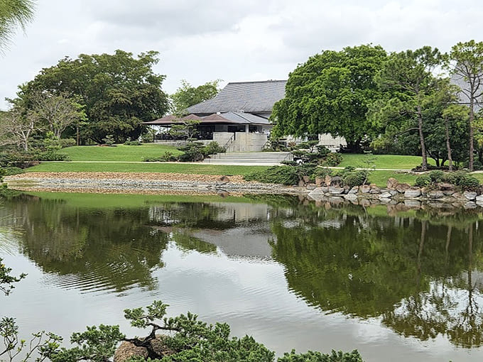 Manicured gardens showcase centuries of Japanese landscape design without ever leaving South Florida.