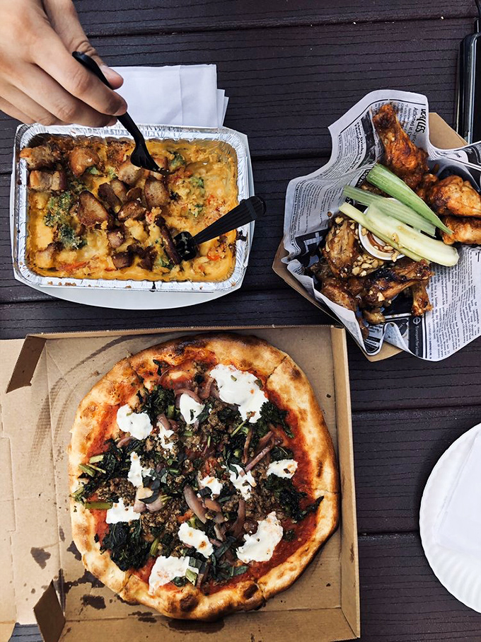 A feast for the eyes and stomach &ndash; pizza, wings, and loaded fries that demand to be shared (but you won't want to).