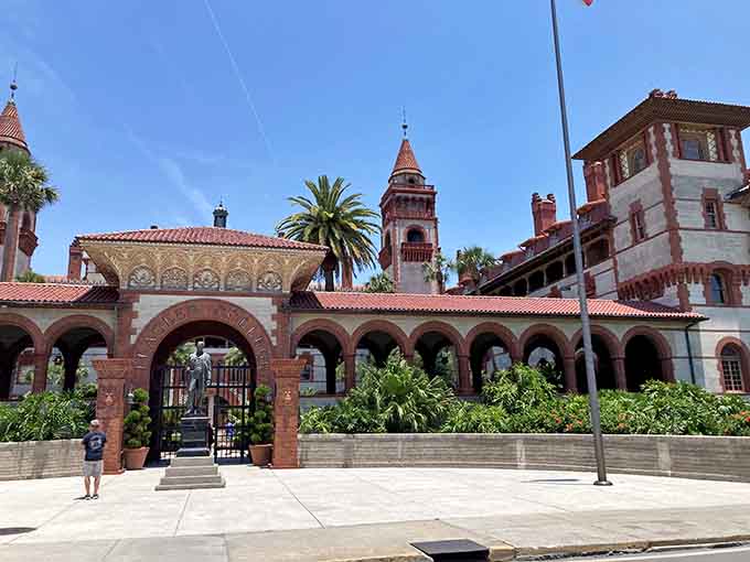 Walking through those arched entrances feels like crossing into another world, preferably one with better weather and fewer responsibilities.