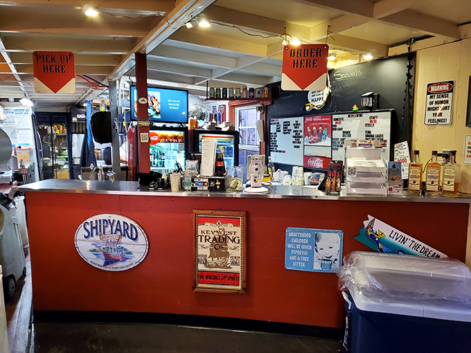 The order counter&mdash;where dreams are spoken aloud and transformed into platters of smoky perfection.