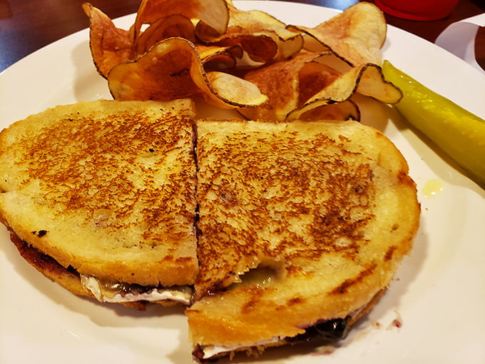 Golden, buttery perfection &ndash; this sandwich proves simple pleasures are often the most satisfying culinary experiences.