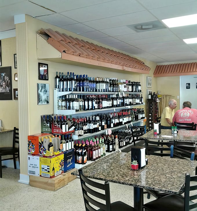 The wine selection isn't just impressive, it's educational &ndash; bottles from every Italian region telling stories of terroir and tradition.