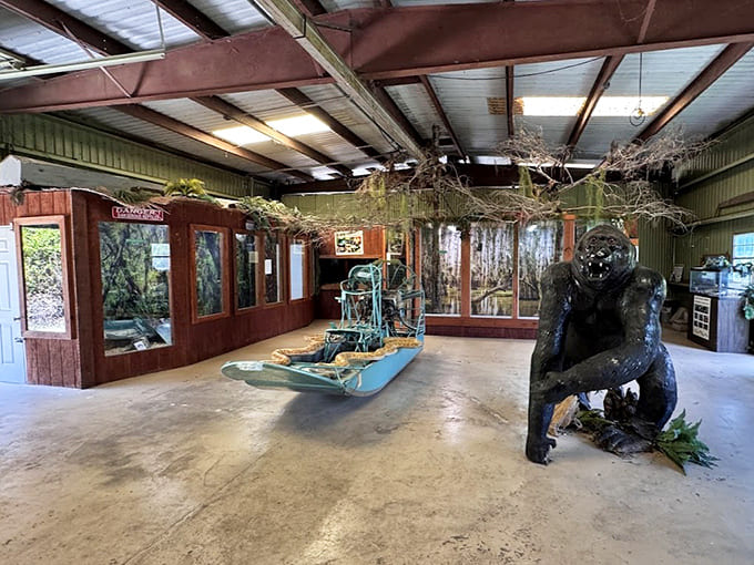 Inside this quirky headquarters, plaster footprints and eyewitness accounts fuel the legend of Florida's Bigfoot.