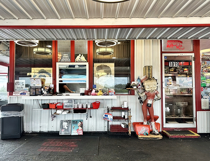 The order window &ndash; where dreams become reality and the simple question "Everything on that?" leads to life-changing burger decisions.