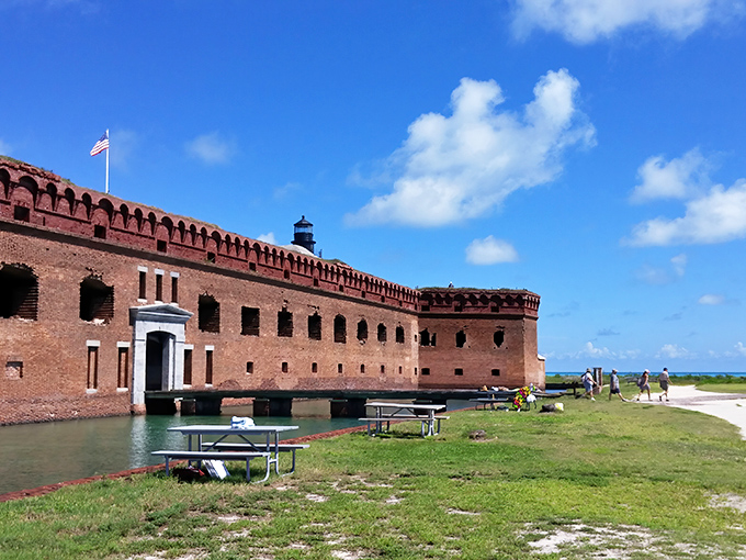 Picnic tables with the best view in America &ndash; just watch out for the seagulls eyeing your sandwich with criminal intent.