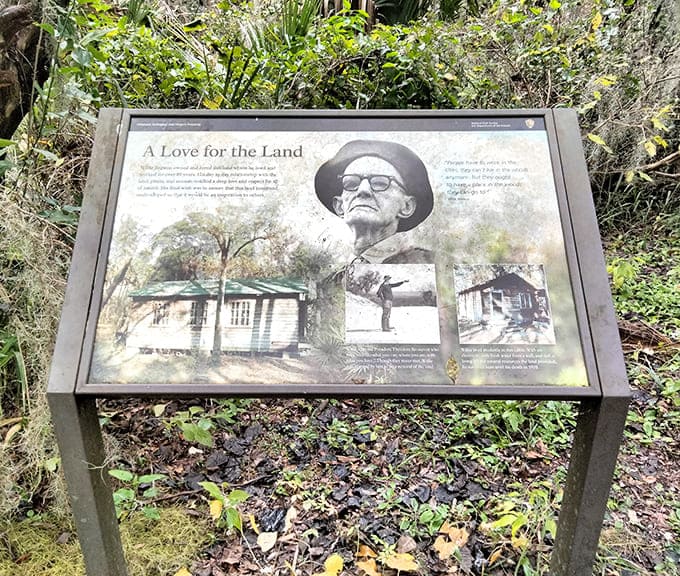 Historical markers remind you that this land has stories stretching back centuries, long before we showed up with our hiking boots.
