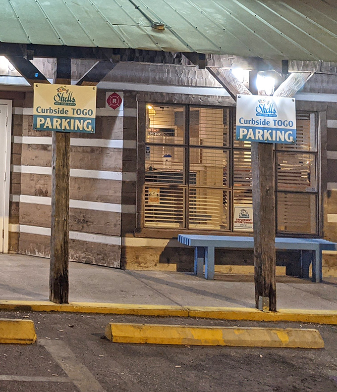 Curbside pickup spots ensure your seafood fix is just a phone call away &ndash; convenience without sacrificing the fresh flavors Shells is known for.