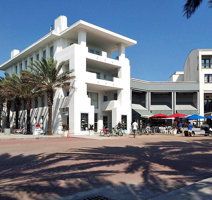 Seaside's modern architecture creates a new kind of beach town, where clean lines and open spaces welcome visitors to Florida's "New Urbanism" showcase.