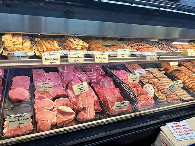 Fresh meat displayed with the kind of care that makes you realize your usual grocery store has been phoning it in.