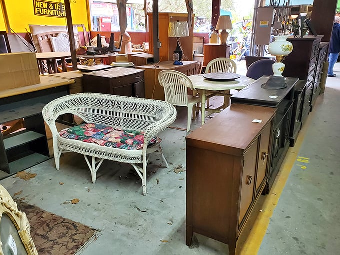 Furniture that's witnessed decades of family dinners and board games now awaits adoption into your home's origin story.